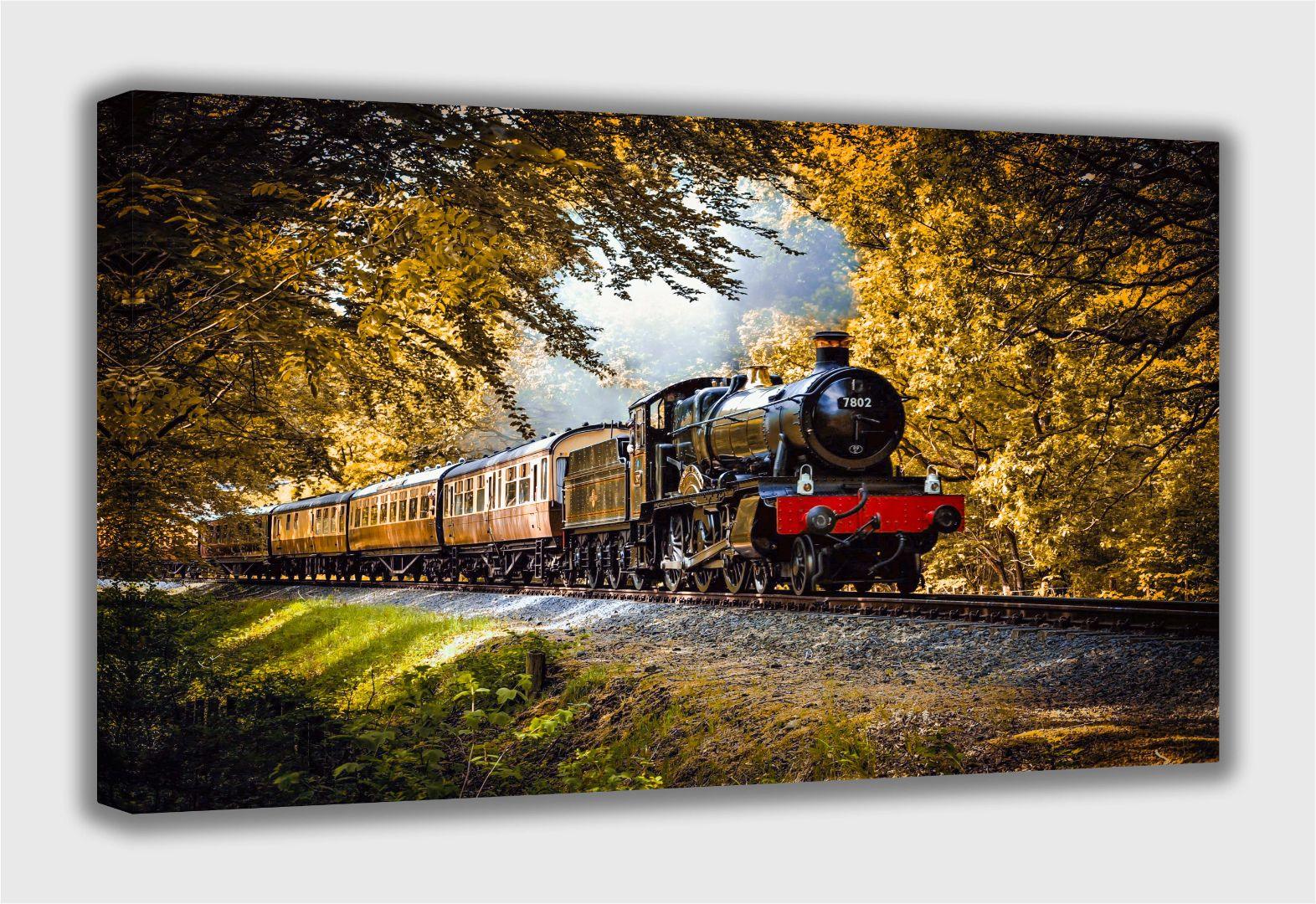 Steam Train Painting Steam Train Painting