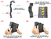 Decoralin Wall Mount for Virgin Media Hub 5 Broadband Router Bracket,