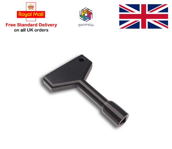 Decoralin Universal Wheelie Bin Key - Extra Long Handle - Triangular F